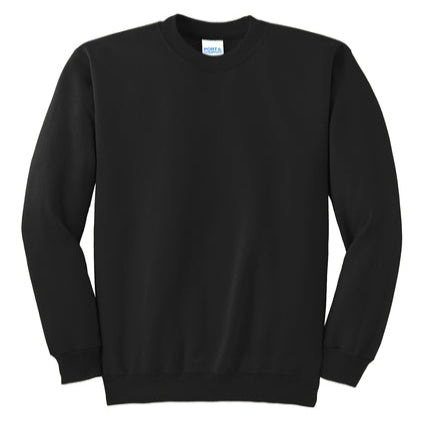 Black Crew Neck Pullover Fleece Sweatshirt - PC90 – Fraylich School ...