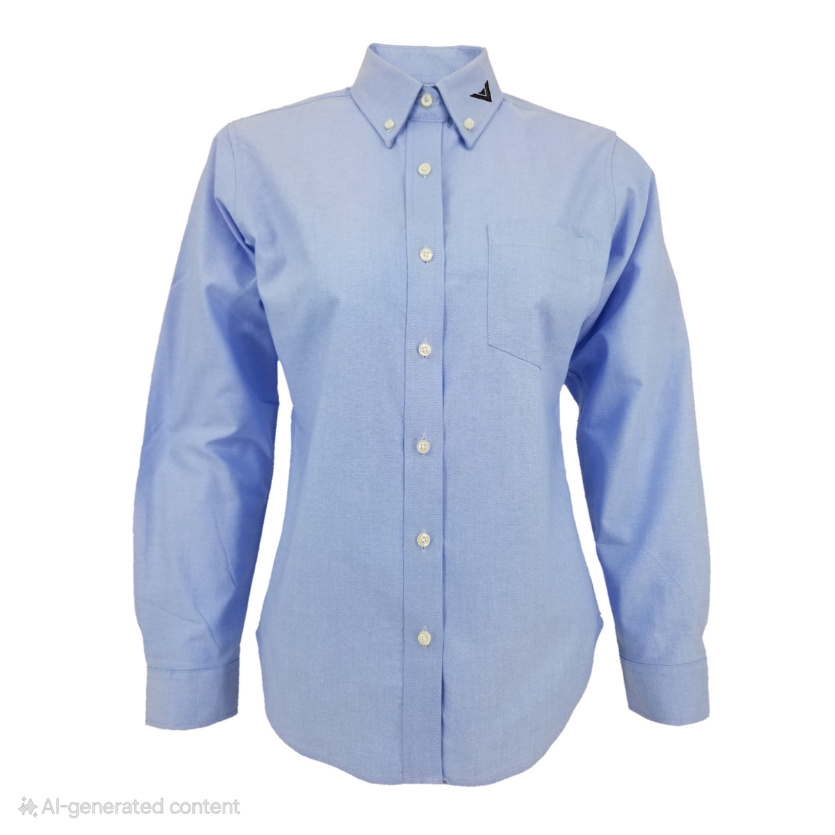 Light Blue Shirt - S6231E with Satmer Embroidery - No Tznius Button ...