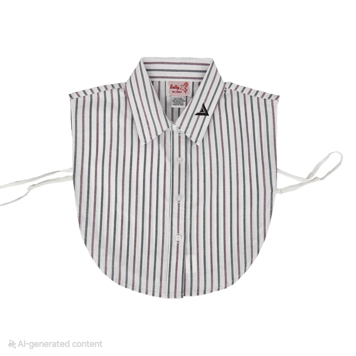 Black and Wine Stripe Single Pk Dickie - SD240E with Satmer Embroidery ...