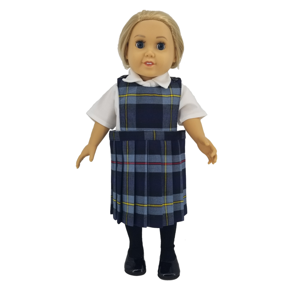 18" Doll Uniform - Plaid 25 Jumper – Fraylich School Uniforms