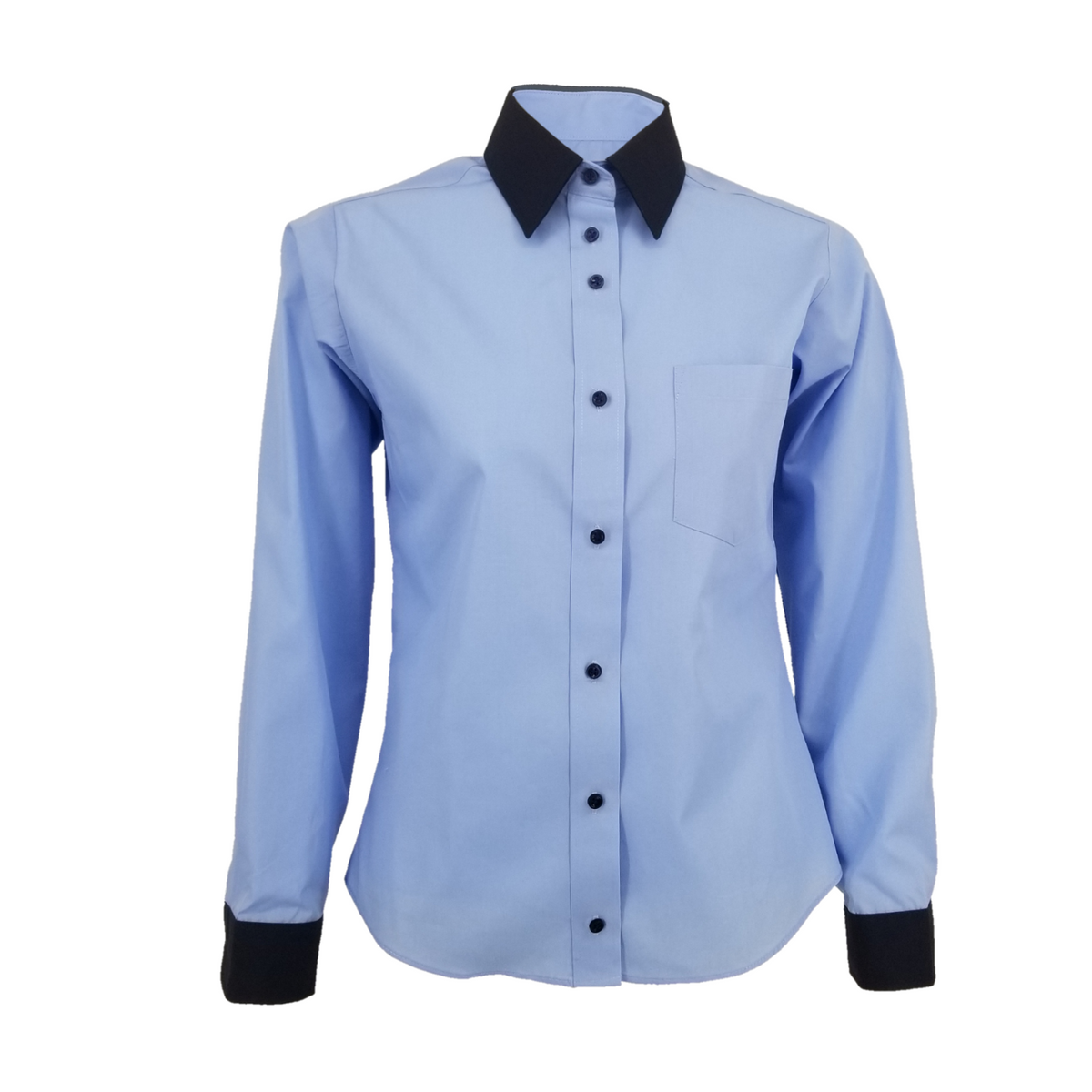 Betty Z Two Tone Girls Broadcloth Shirt – Fraylich School Uniforms