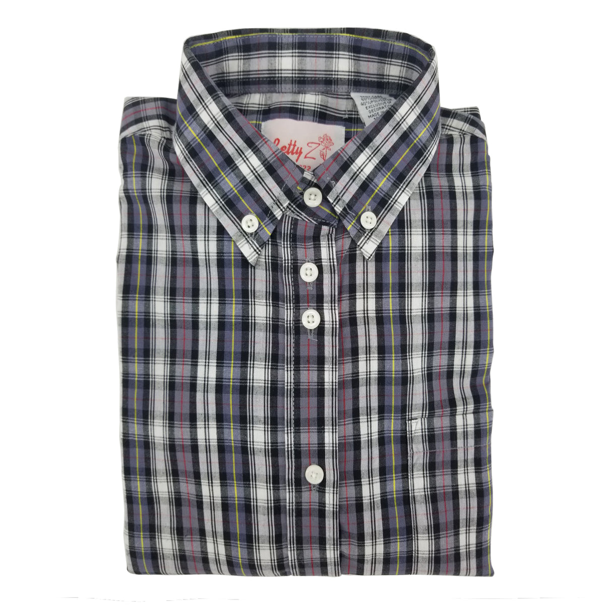 Betty Z Satmar Plaid Girls Shirt – Fraylich School Uniforms