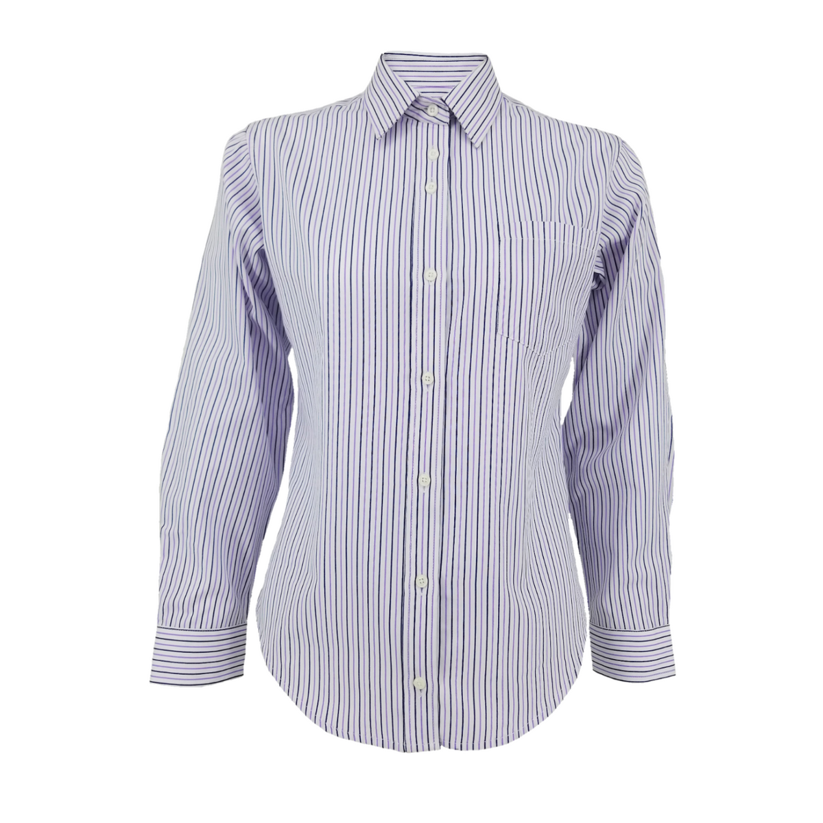 Betty Z Lavender Stripe Girls Pinpoint Oxford Shirt – Fraylich School ...